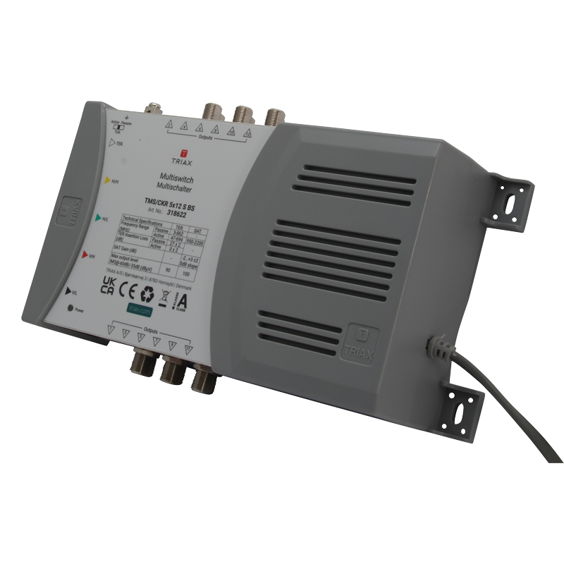 Multiswitch 5x12 -For Satellite TV, DTH -MDU- Cable TV -CATV, MATV ...