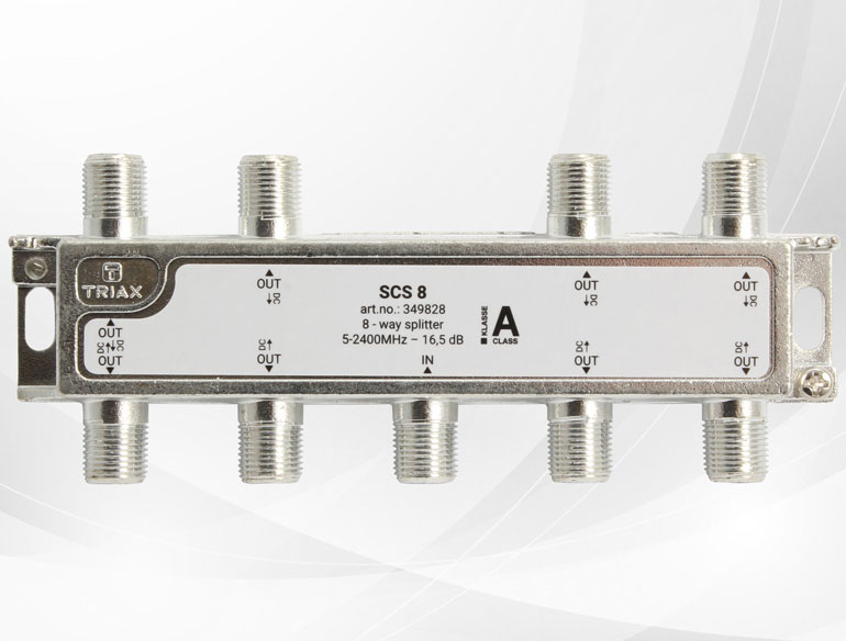 8 Way Splitter 5-2400 Mhz - For Satellite Tv -DTH And Cable Tv - Yash ...