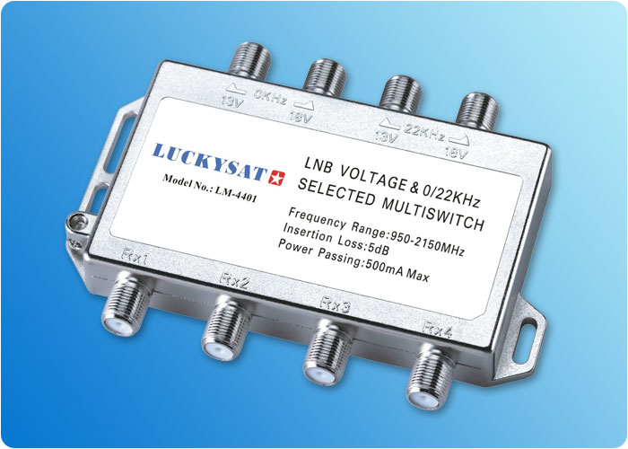 DTH Multiswitch 4x4 -Its work on Satellite Tv And Cable Tv - Yash Retail