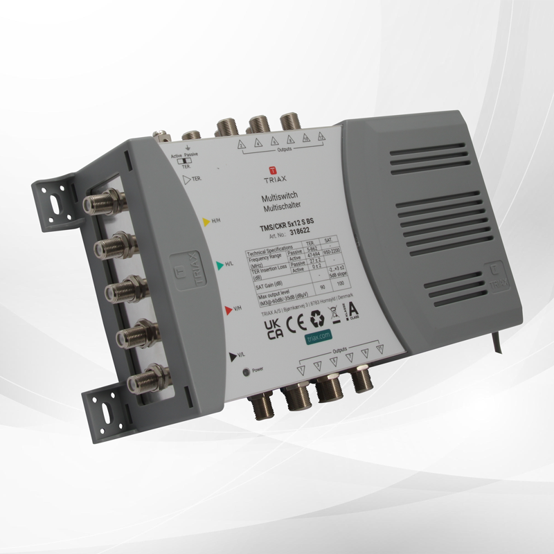 Multiswitch 5x12 -For Satellite TV, DTH -MDU- Cable TV -CATV, MATV ...