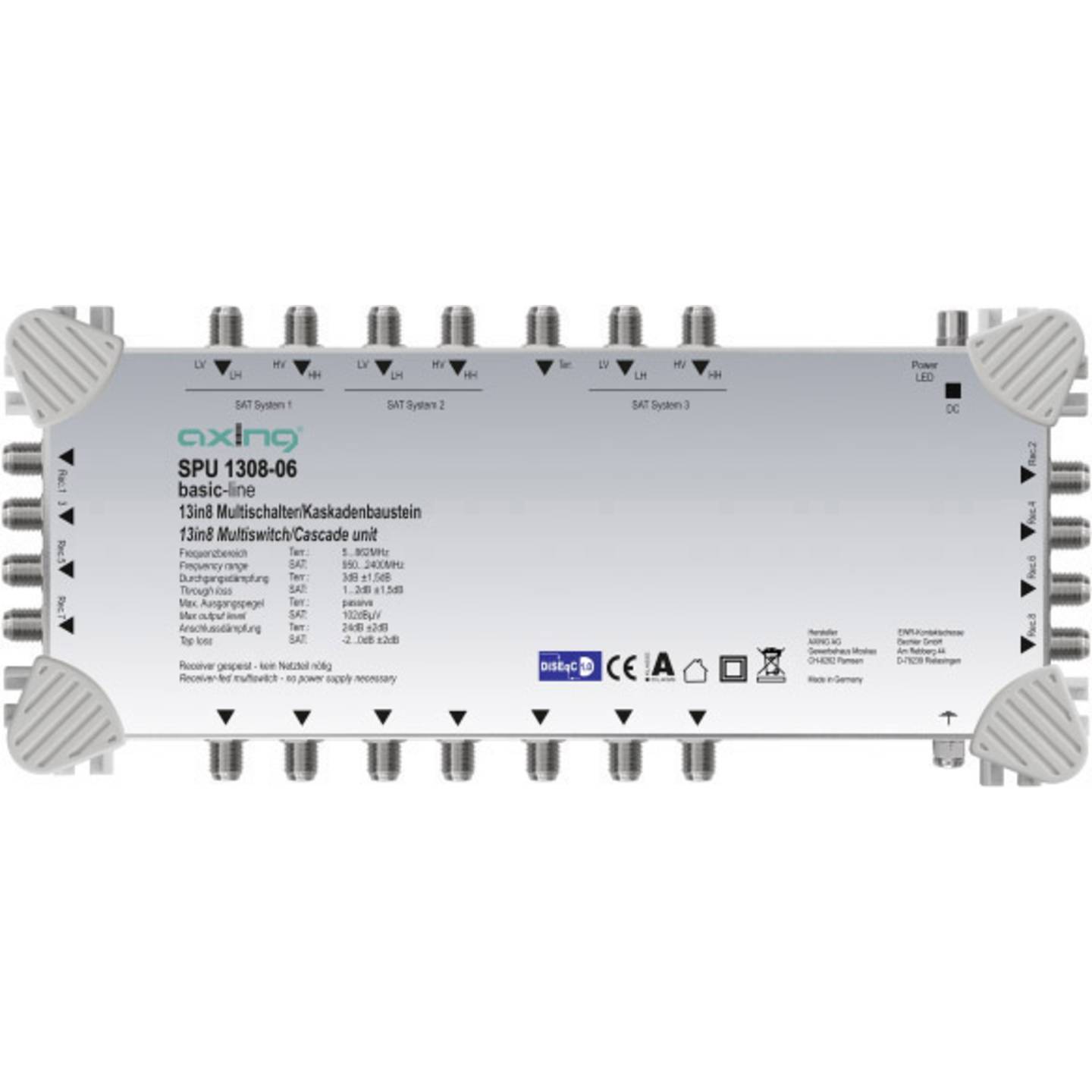TRIAX TMS 6 x 8 C CASCADE Multiswitch - Yash Retail